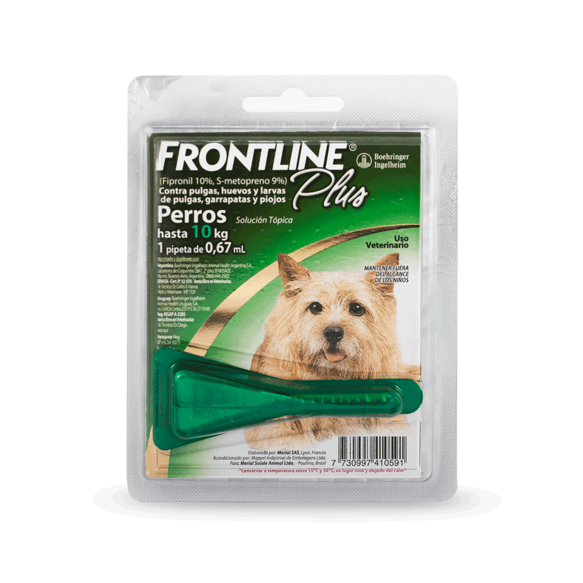 Frontline Plus Pipeta 2-10 Kg | DIPET.CL