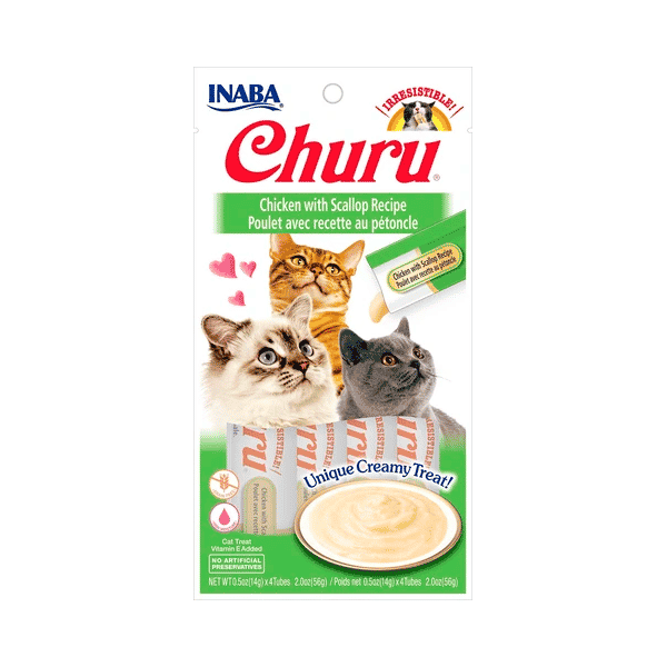 Churu Pollo Con Ostiones 4 Tubos | DIPET.CL